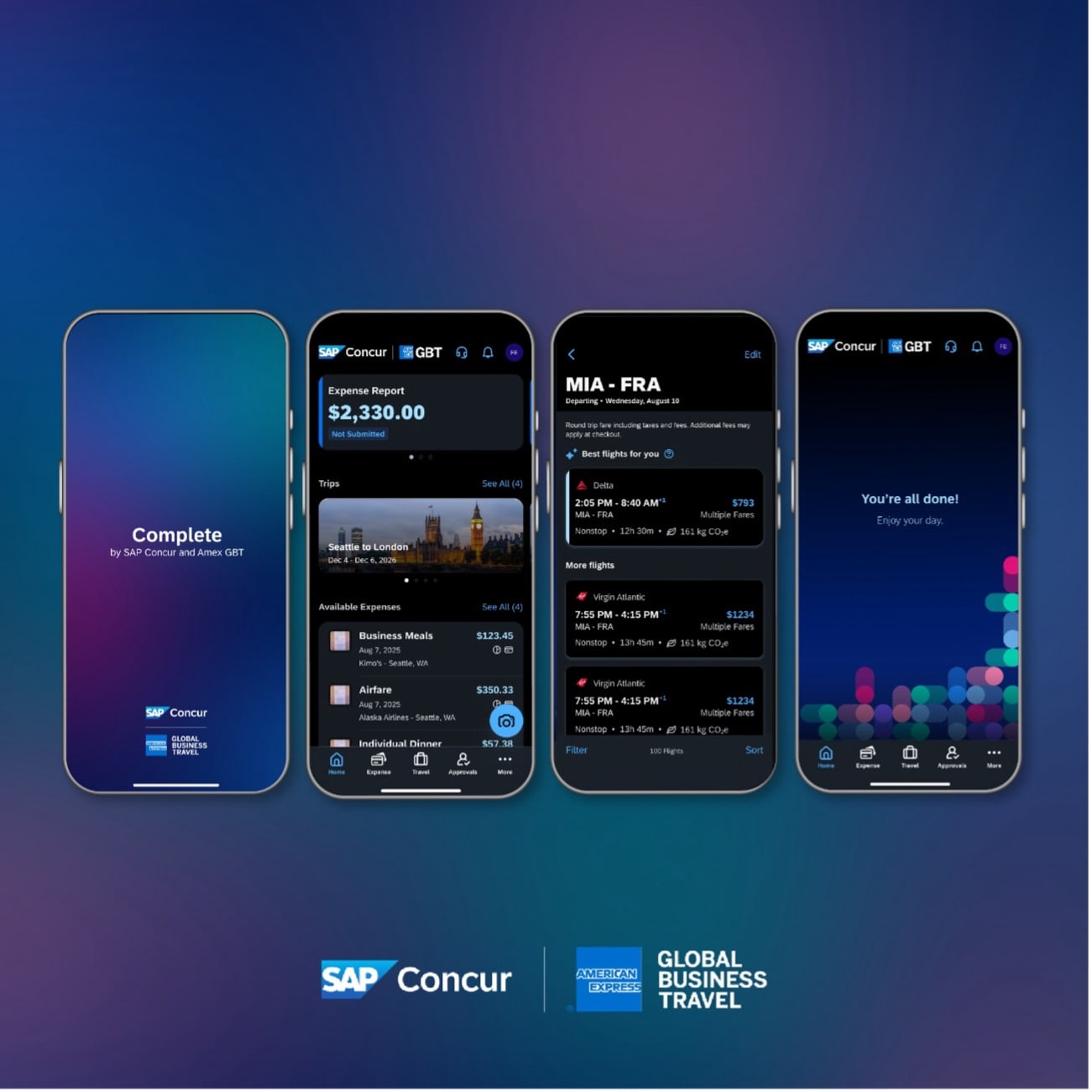 Una nueva era en viajes y gastos: SAP Concur y Amex GBT